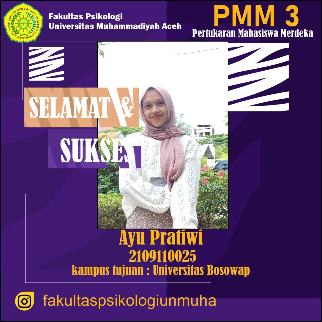 10 Mahasiswa Psikologi Lulus PMM 3 – Psikologi Unmuha 10 Mahasiswa Psikologi Lulus PMM 3 – Psikologi Unmuha
